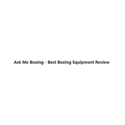 Ask me Boxing (@Askmeboxing@mastodon.online) - Mastodon