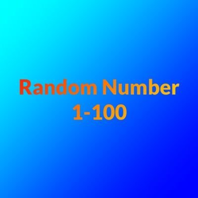 Random Number 1-100 (@RandomNumber@mastodon.online) - Mastodon