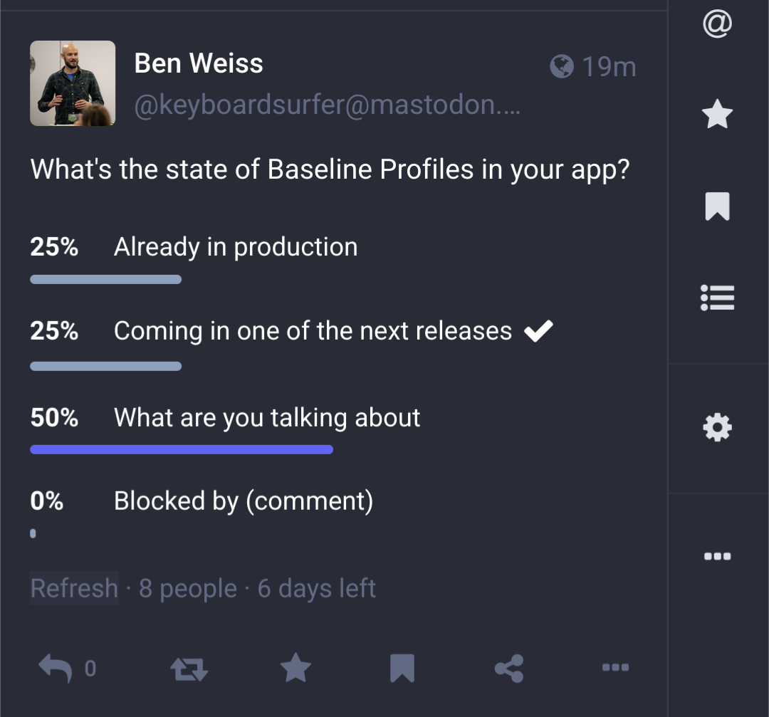 Hrafn Thorvaldsson: "With more and more of the #androiddev community m ...