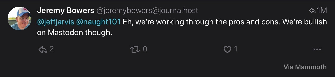 Drew Harwell: "Washington Post journalists on Mastodon: Tech @a ...
